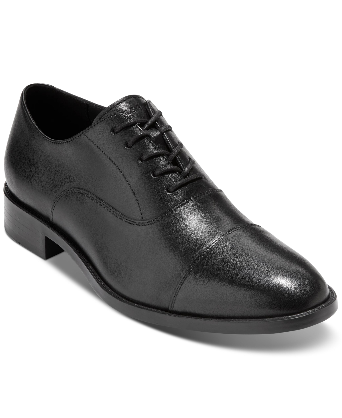 Cole Haan Mens Hawthorne Lace-Up Cap-Toe Oxford Dress Shoes - Black