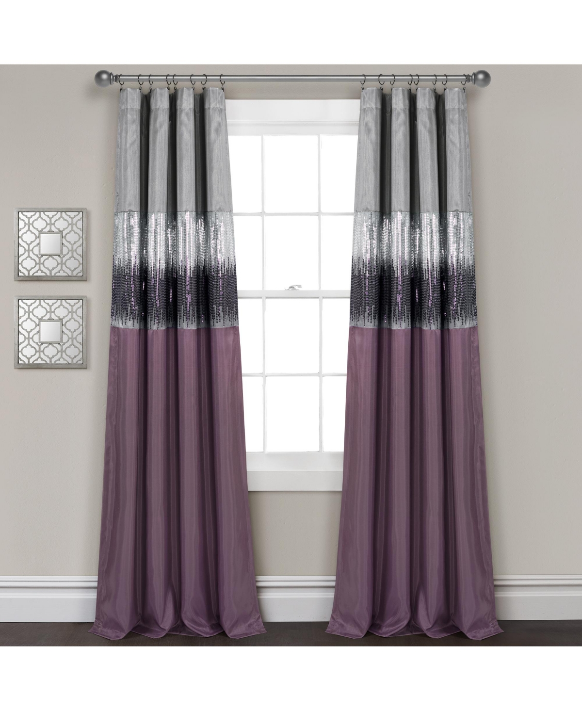Click here for Lush Decor Night Sky 100 Lined Blackout Window Cur... prices