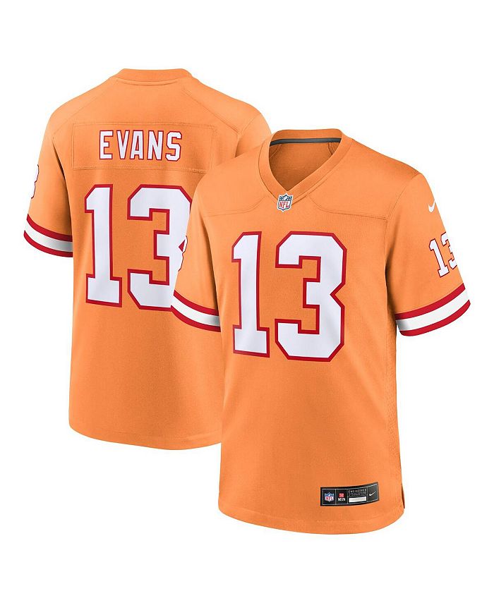 Nike Men's Mike Evans Orange Tampa Bay Buccaneers Throwback Game Jersey ...