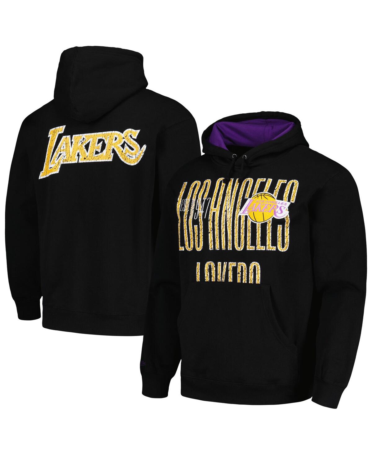 Click here for Mens Mitchell & Ness Black Distressed Los Angeles... prices