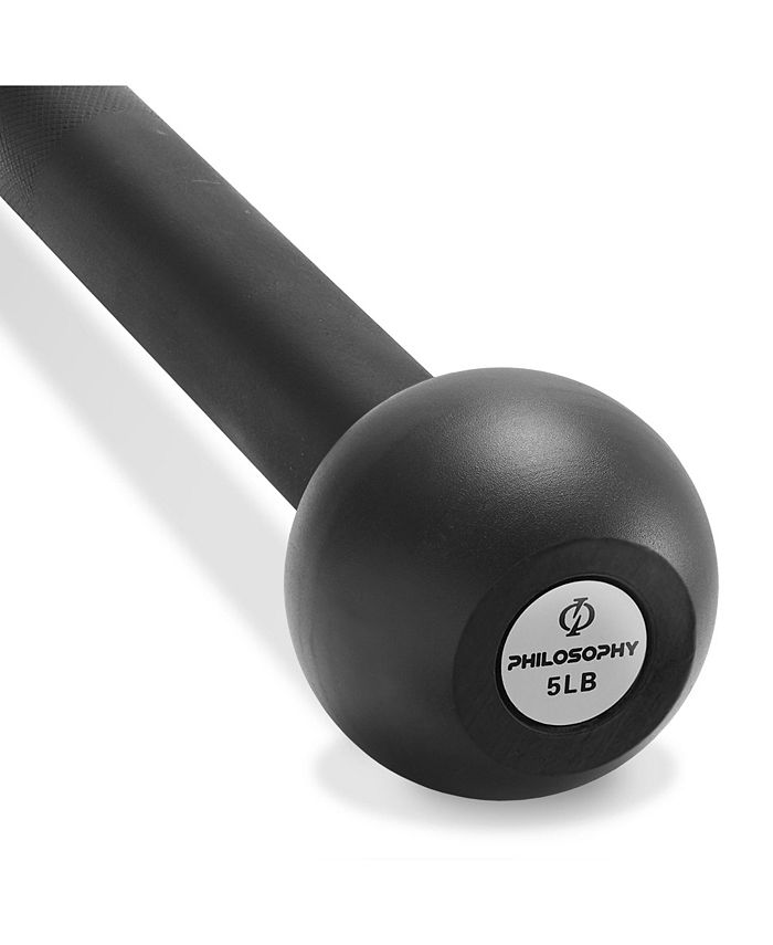 Philosophy Gym Steel Mace Bell 5 LB, Mace Club for Strength Training ...