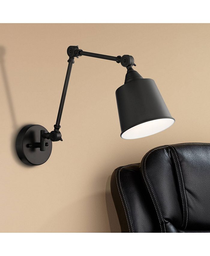 360 Lighting Mendes Modern Industrial Swing Arm Adjustable Wall Mounted ...
