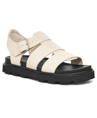 UGG® Women's Capitelle Strapped Lug-Sole Flat Sandals - Macy's