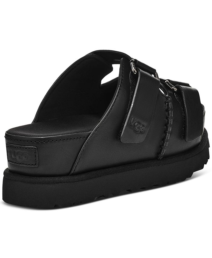 UGG® Women's Goldenstar Hi Slide Double Strap Platform Sandals - Macy's