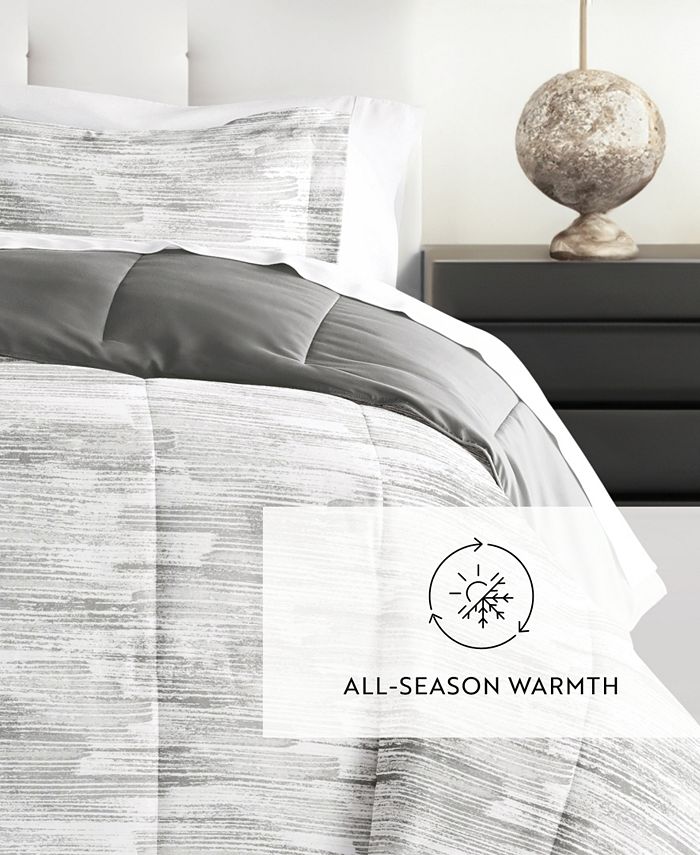ienjoy Home Textured Stripe 2-Piece Comforter Set, Twin/Twin XL - Macy's