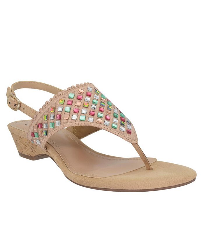 Impo Women's Roxee Embellished Thong Sandals - Macy's