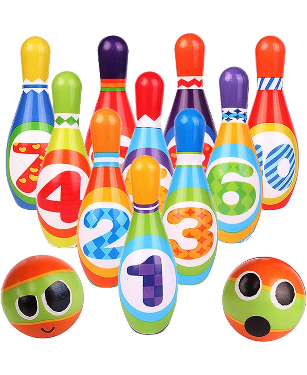 Click here for ToyVelt Kids Bowling Set - with 10 Bowling Pins &... prices