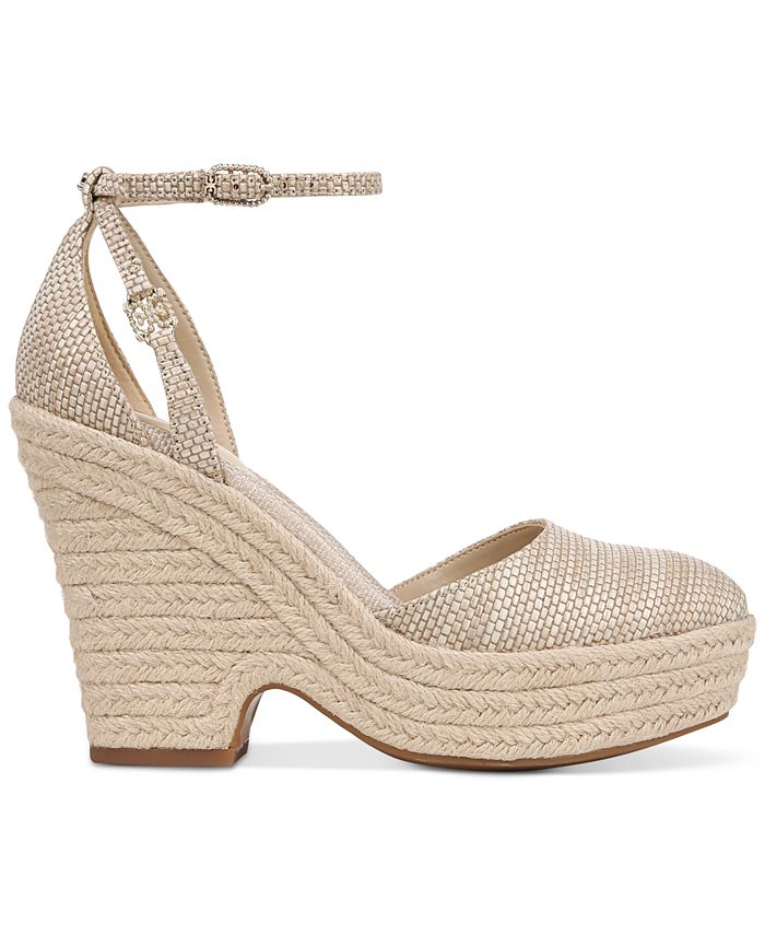 Sam Edelman Nati Two-Piece Platform Espadrille Wedges - Macy's