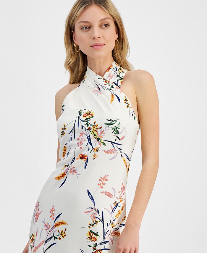 RACHEL Rachel Roy Harland Floral-Print Midi Dress - Macy's