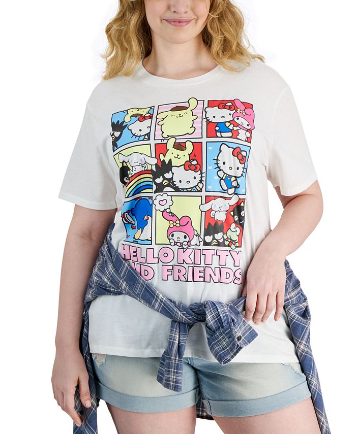 Love Tribe Trendy Plus Size Hello Kitty & Friends Tee - Macy's