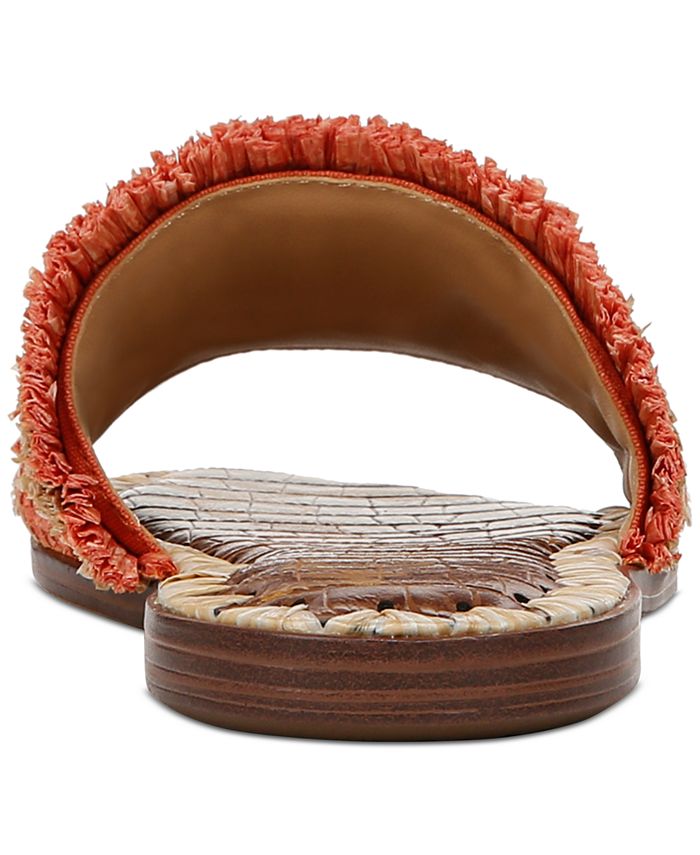 Sam Edelman Georgia Raffia Slide Sandals - Macy's