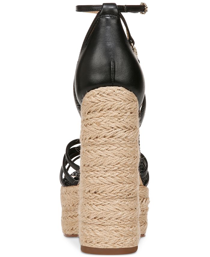 Sam Edelman Kade Ankle Strap Platform Dress Sandals - Macy's