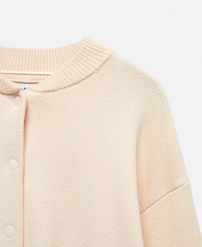 MANGO Women's Knitted Buttoned Jacket - Macy's