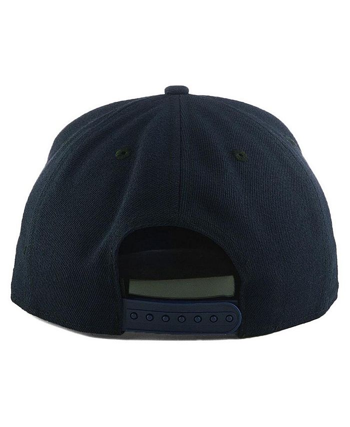 New Era Men's Navy Blank 9FIFTY Adjustable Snapback Hat - Macy's