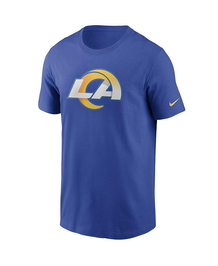 Nike Men's Royal Los Angeles Rams Primary Logo T-shirt - Macy's