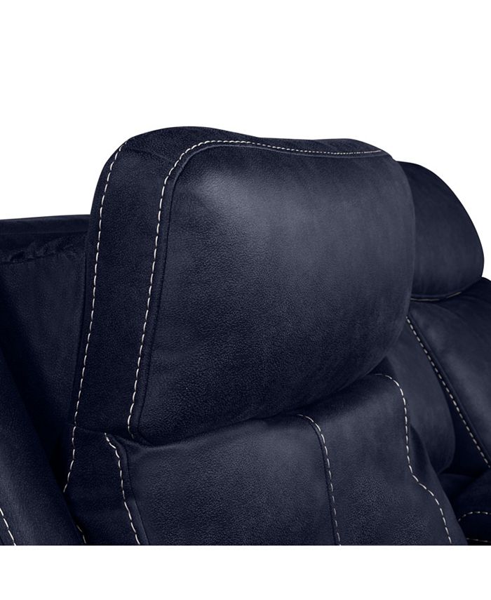 Steve Silver Valencia 74" Dual Power Reclining Console Loveseat - Macy's