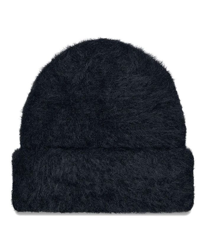 New Era Women's Black Minnesota Vikings Fuzzy Cuffed Knit Hat - Macy's