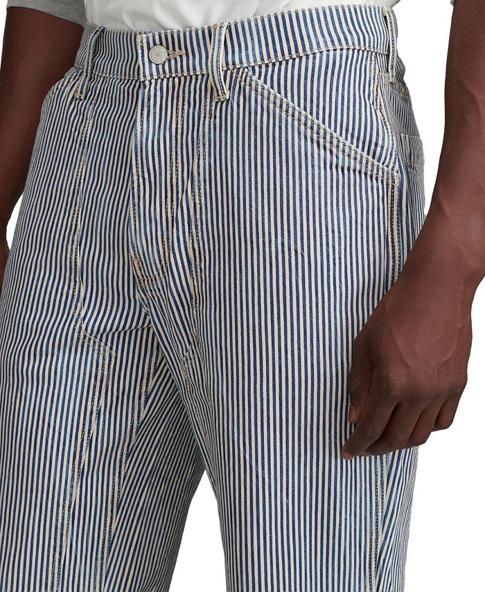 Lucky Brand Men's Lucky Legend Railroad Stripe Carpenter Pants - Macy's