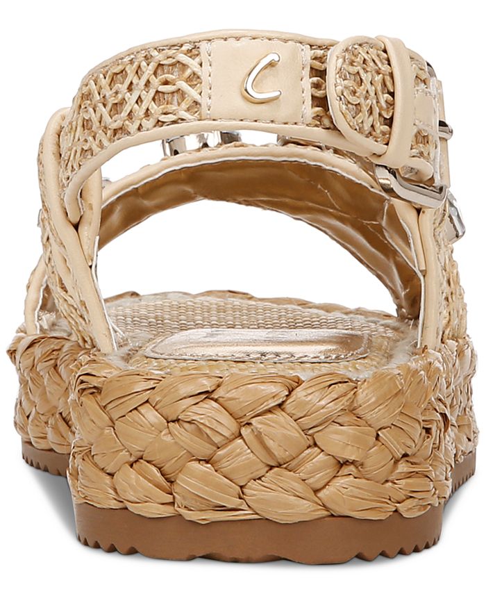 Circus NY by Sam Edelman Women's Wrigley Embellished Woven Raffia ...