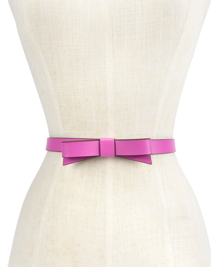 kate spade new york Women's 19mm Bow Belt - Macy's