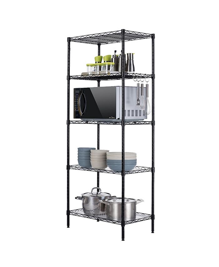 SUGIFT 59" H x 22" W x 12" D 5-Tier Wire Shelving Rack - Macy's