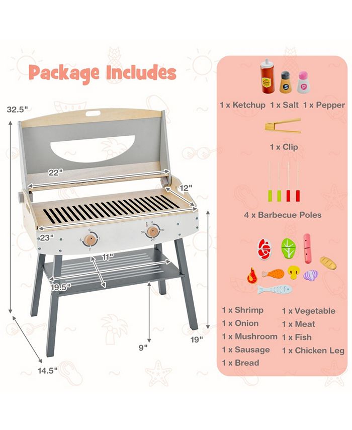 SUGIFT Kids Barbecue Grill Playset for Girls and Boys Aged 3+ - Macy's