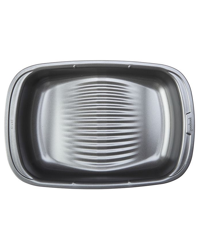 Good Cook Everyday Nonstick Quick-Baste Roasting Pan with Locking Rack ...