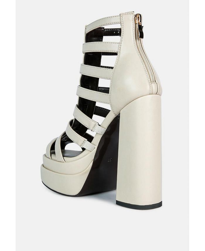 London Rag rielle high Platform cage boot sandals - Macy's
