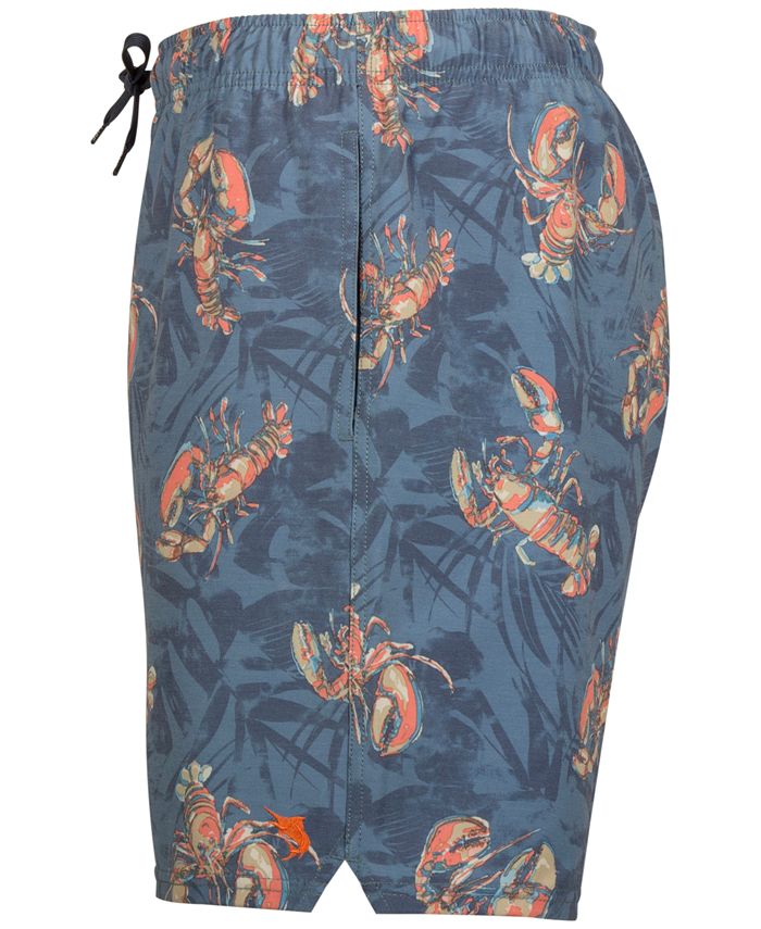 Salt Life Men's Rock Lobster Print 18" Volley Shorts - Macy's