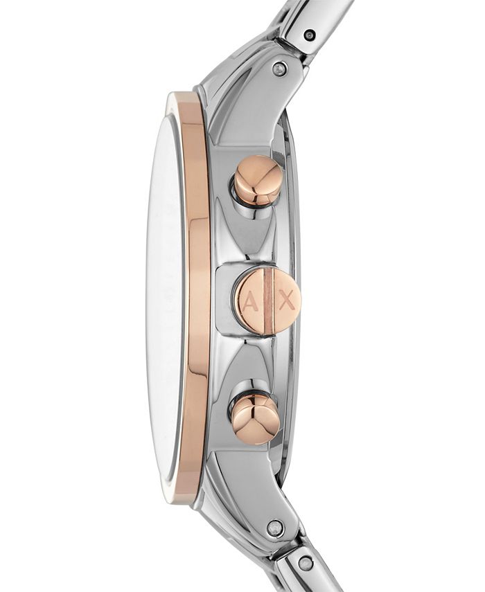 A|X Armani Exchange Women's Chronograph Two-Tone Stainless Steel Watch ...