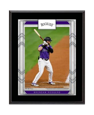 Brendan Rodgers Colorado Rockies 10.5'' x 13'' Sublimated Player Name ...