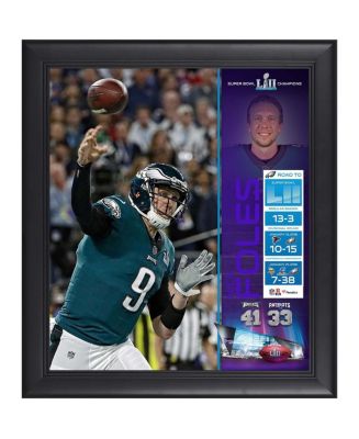 Nick Foles Philadelphia Eagles Framed 15" x 17" Super Bowl LII ...