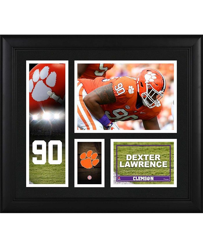 Fanatics Authentic Dexter Lawrence Clemson Tigers Framed 15" x 17 ...