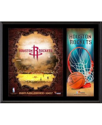Houston Rockets 12'' x 15'' Sublimated Team Logo Plaque - Macy's