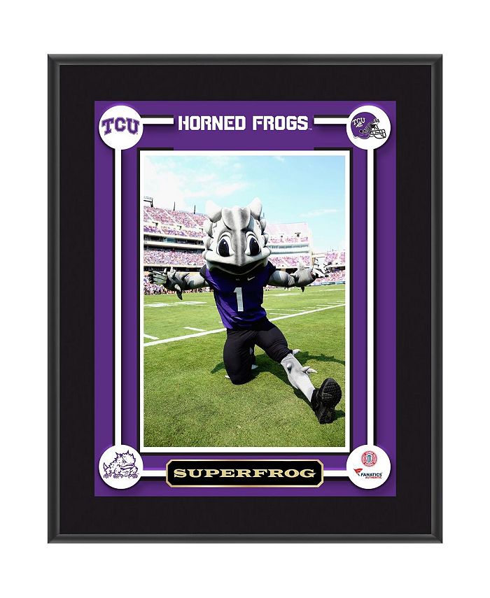 Fanatics Authentic TCU Horned Frogs Superfrog Mascot 10.5'' x 13 ...