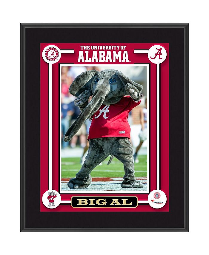 Fanatics Authentic Alabama Crimson Tide Big Al Mascot 10.5'' x 13 ...