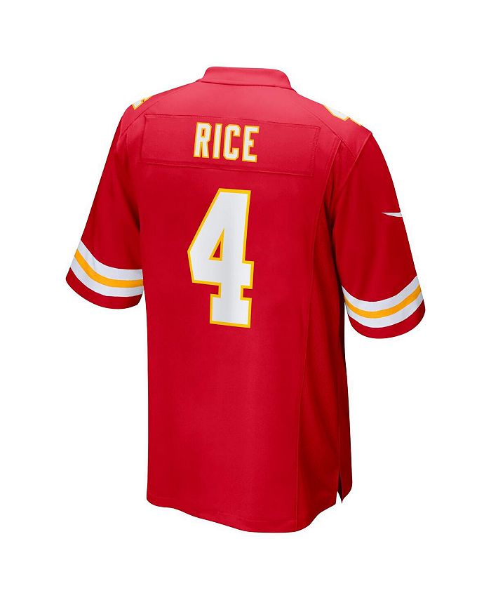 Nike Men's Rashee Rice Red Kansas City Chiefs Super Bowl LVIII Game ...