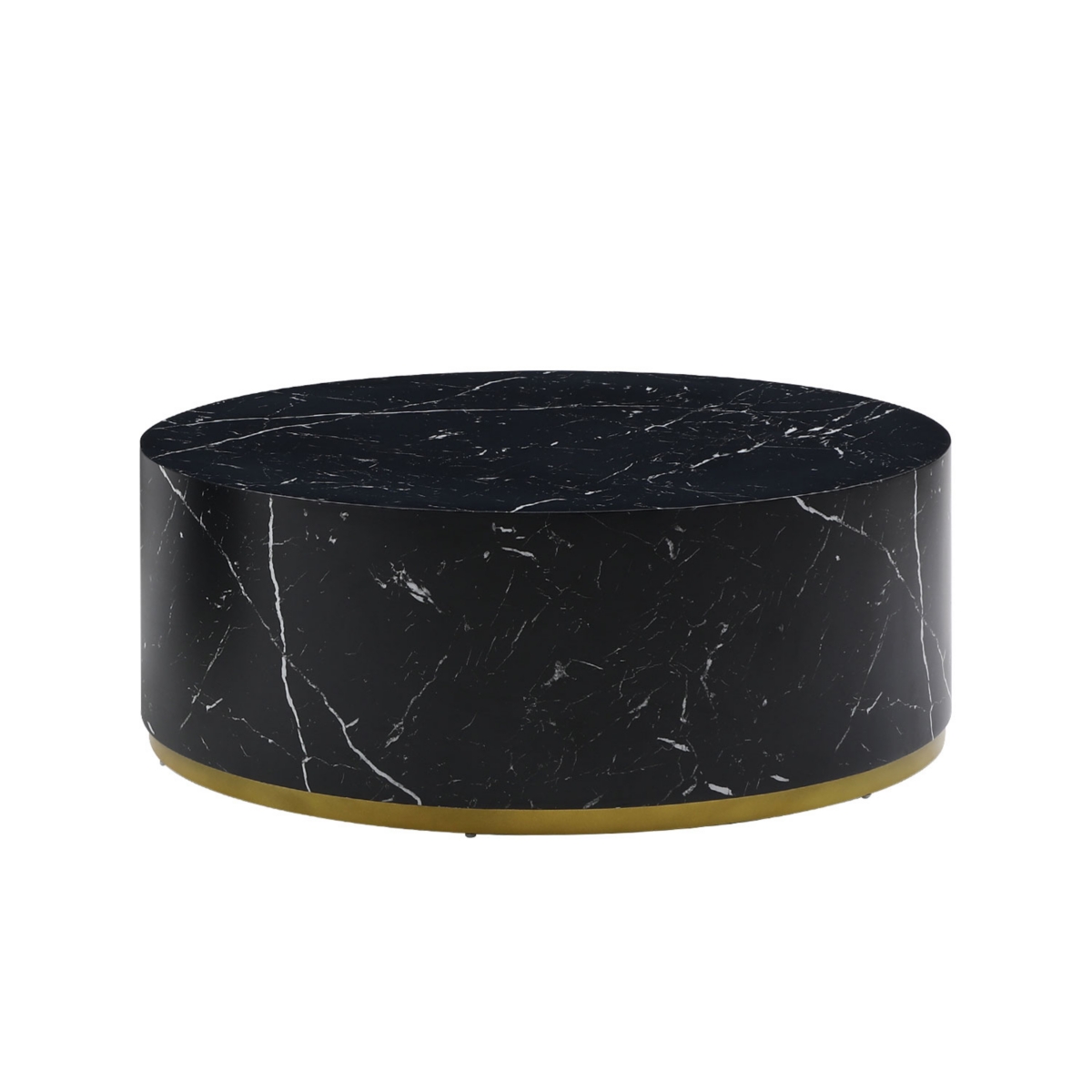 Click here for Streamdale Modern Marble Coffee Table with Gold Ba... prices