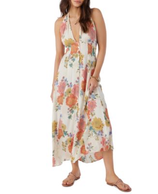 O'Neill Juniors' Jemma Floral Maxi Dress - Macy's