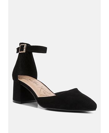 London Rag kody suede ankle strap block heel sandals - Macy's