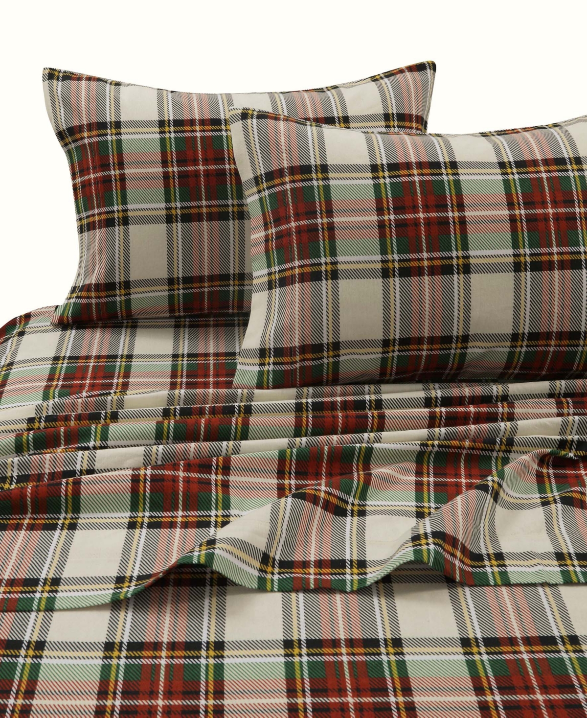 Click here for Tribeca Living Holiday Printed Cotton Flannel Extr... prices