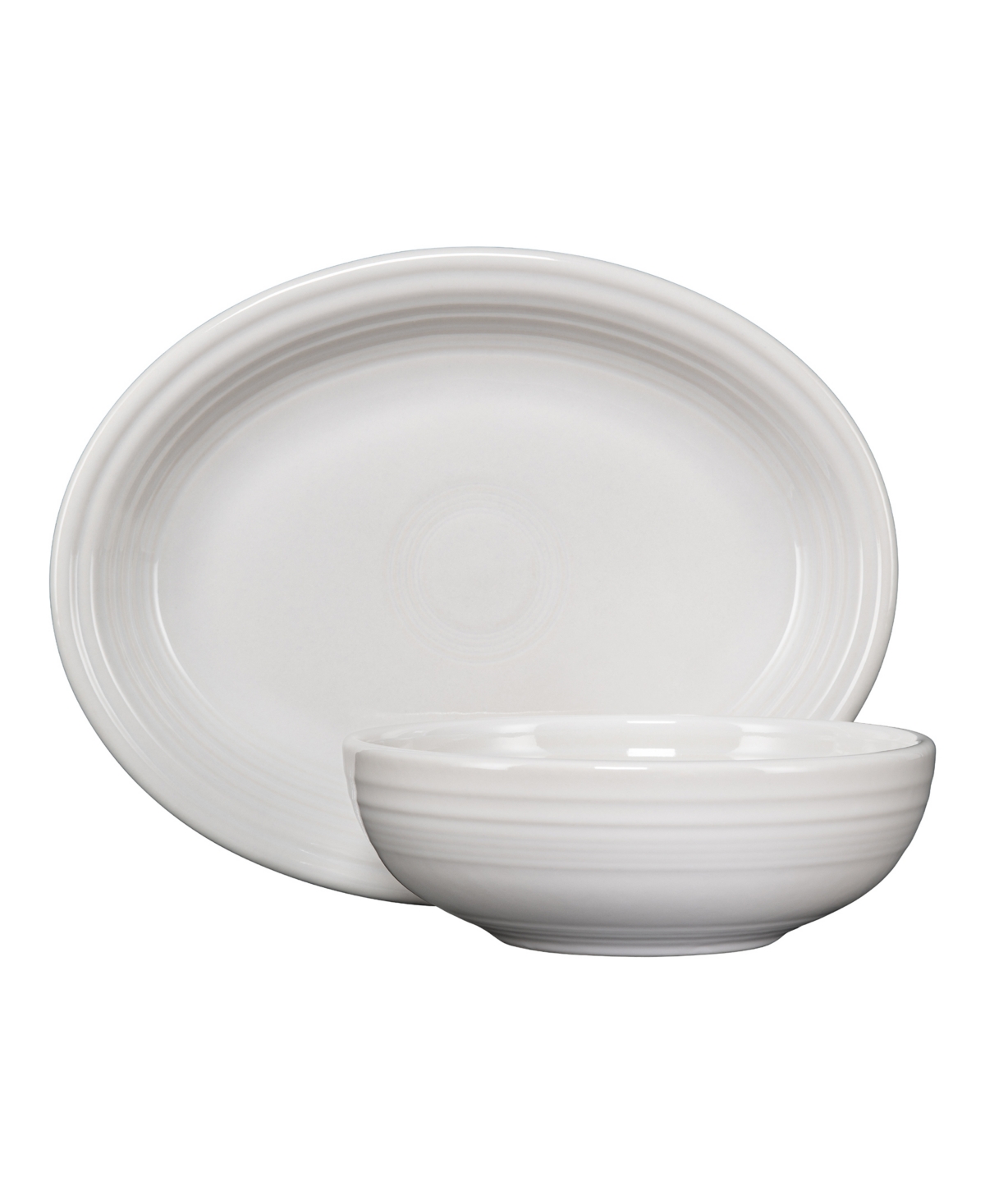 Click here for Fiesta Serve Set  Set of 2 - White prices