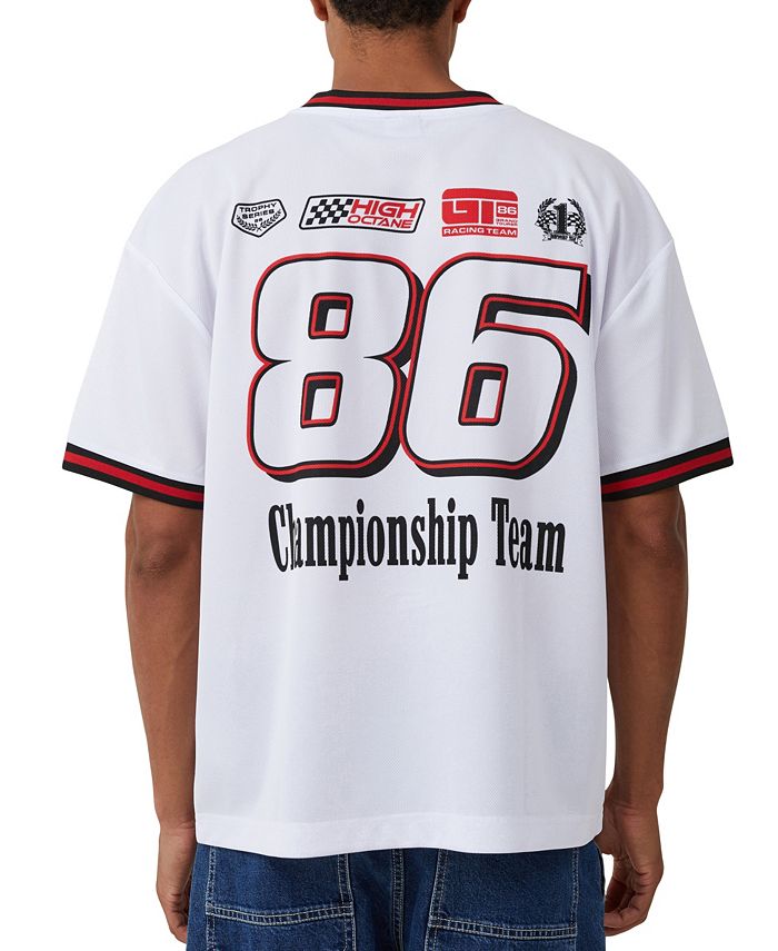 COTTON ON Men's Pit Stop V Neck Jersey T-shirt - Macy's