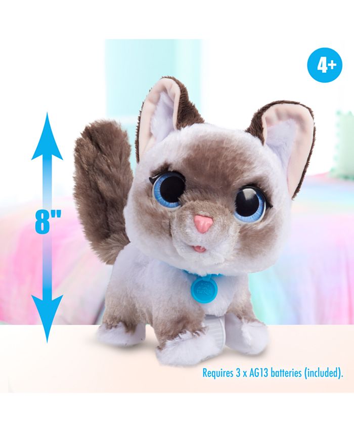 Inside Out 2 FurReal Friends Wag-A-Lots Kitty Interactive Toy, 8" Walking Plush Cat with Sounds ...