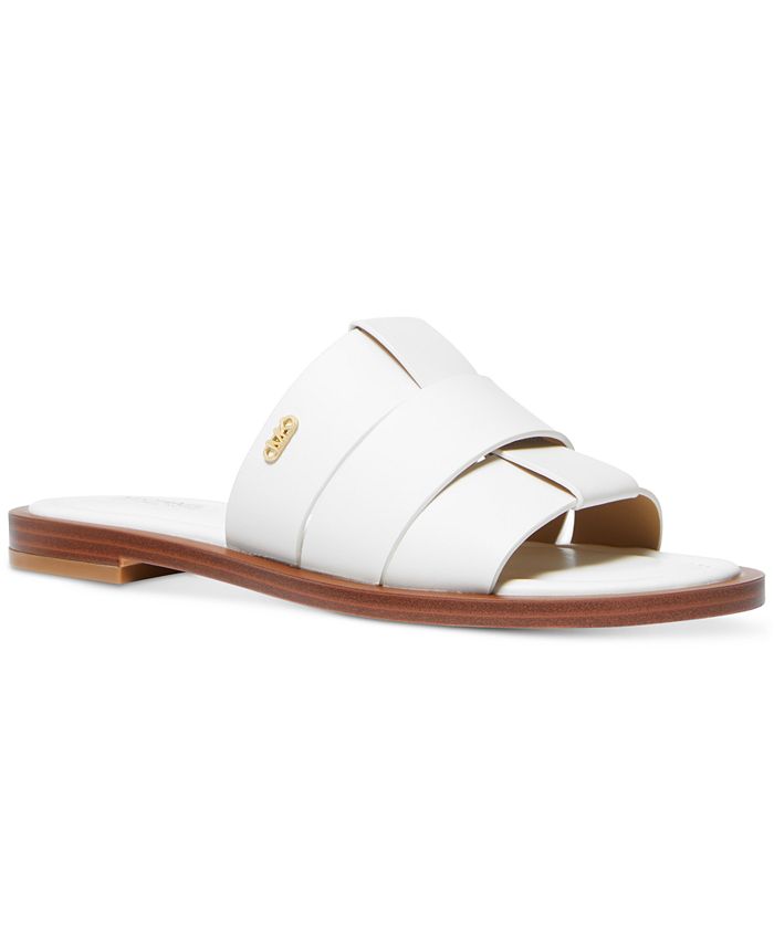 Michael Kors Women's Ryland Slide Flat Sandals - Macy's