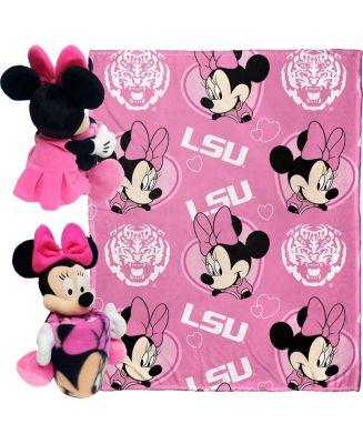 Northwest x Disney LSU Tigers Minnie Hugger Pillow and Silk Touch Throw ...