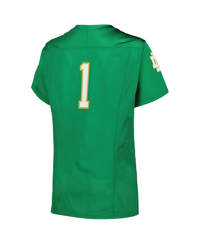 Under Armour Women's #1 Kelly Green Notre Dame Fighting Irish Replica ...