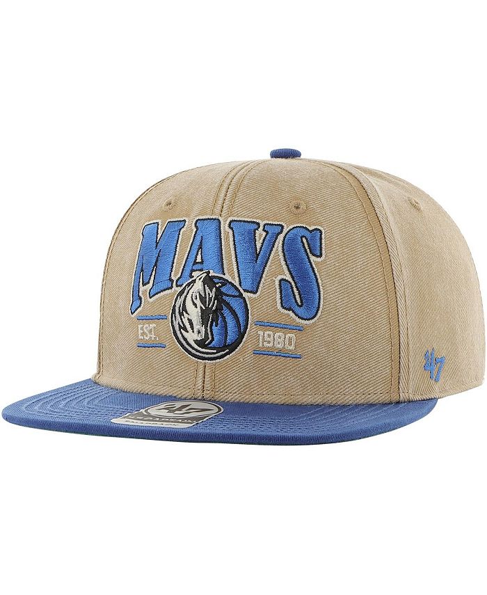 '47 Brand Men's Khaki, Blue Distressed Dallas Mavericks Chilmark ...