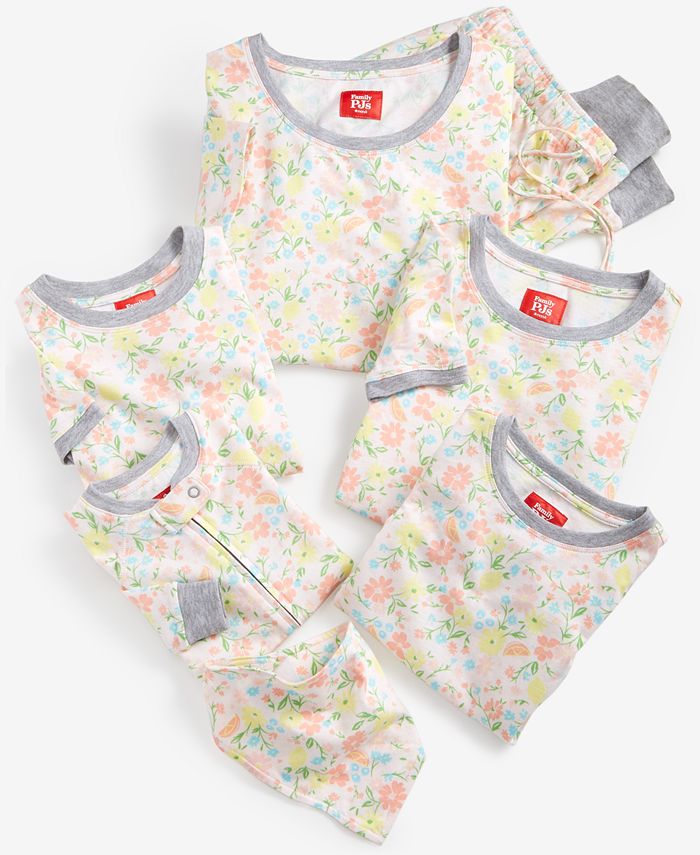 Family Pajamas Floral Fruits Pajamas Collection, Created for Macy's ...