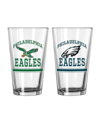 Philadelphia Eagles 16 Oz Pint Glass Two Pack - Macy's